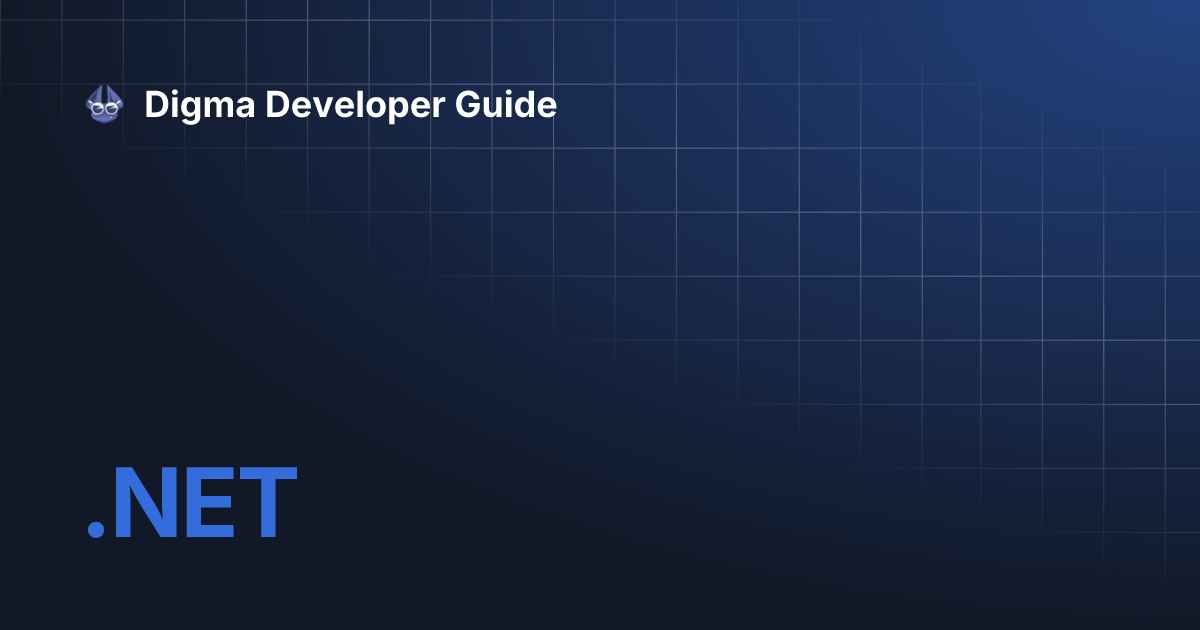 .NET | Digma Developer Guide