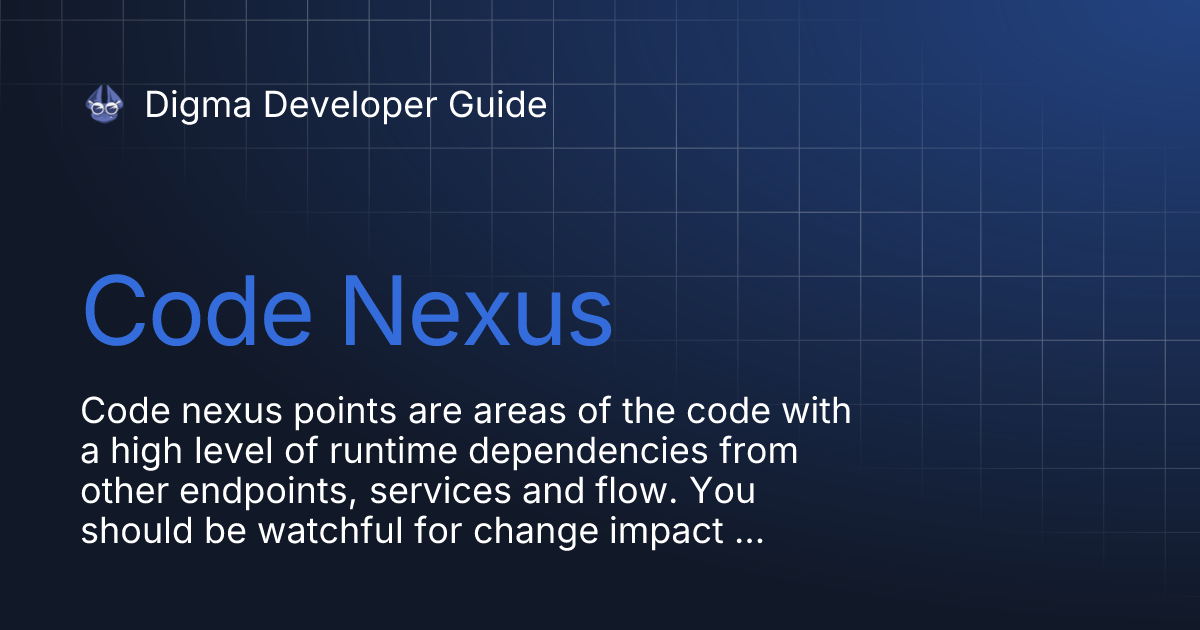 Code Nexus | Digma Developer Guide